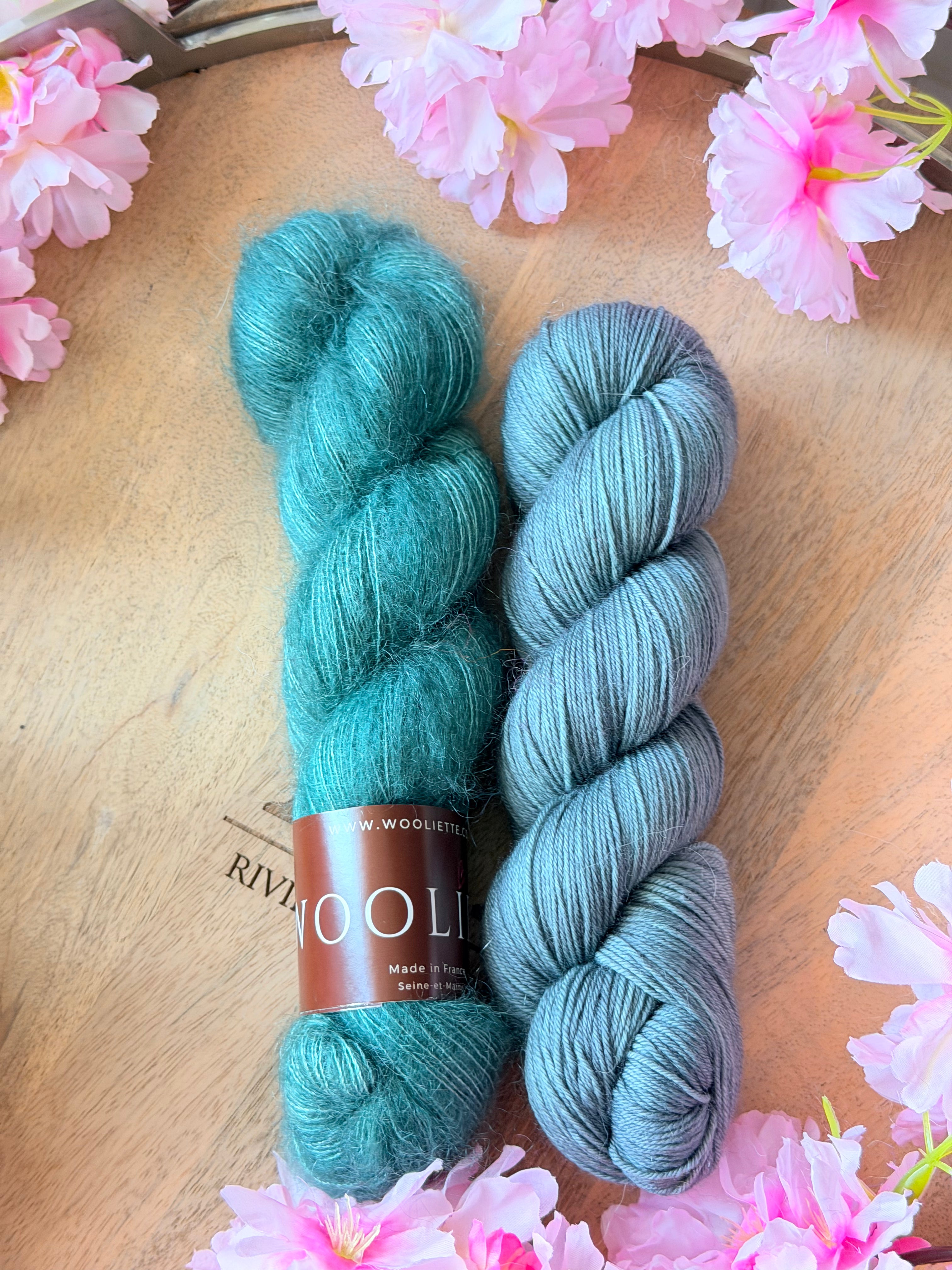 Combo Duo lace & fingering patron gratuit – Wooliette